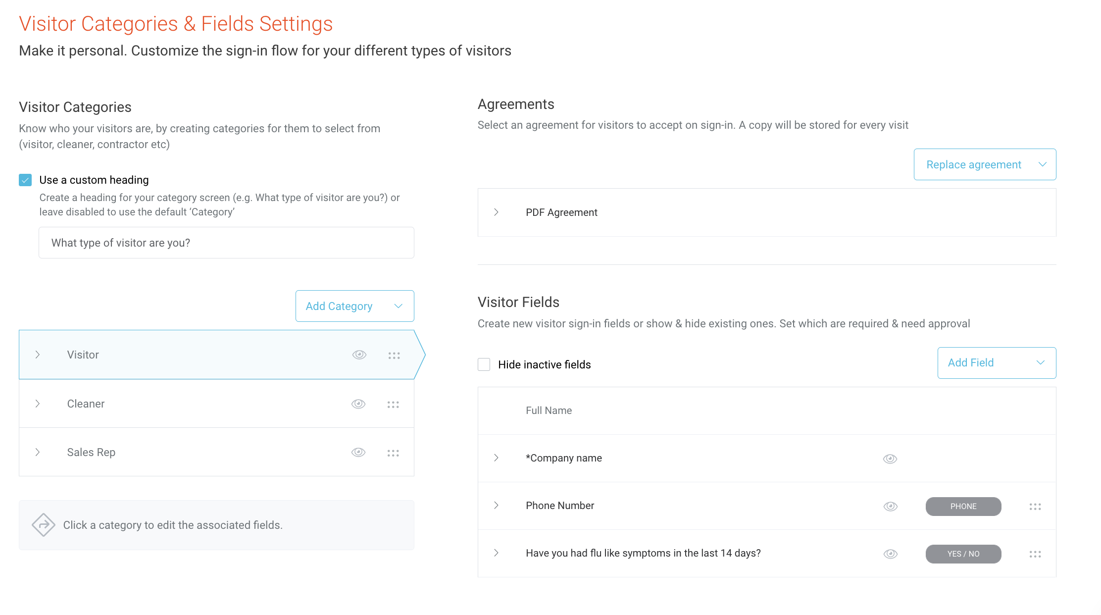 Visitor preregistration